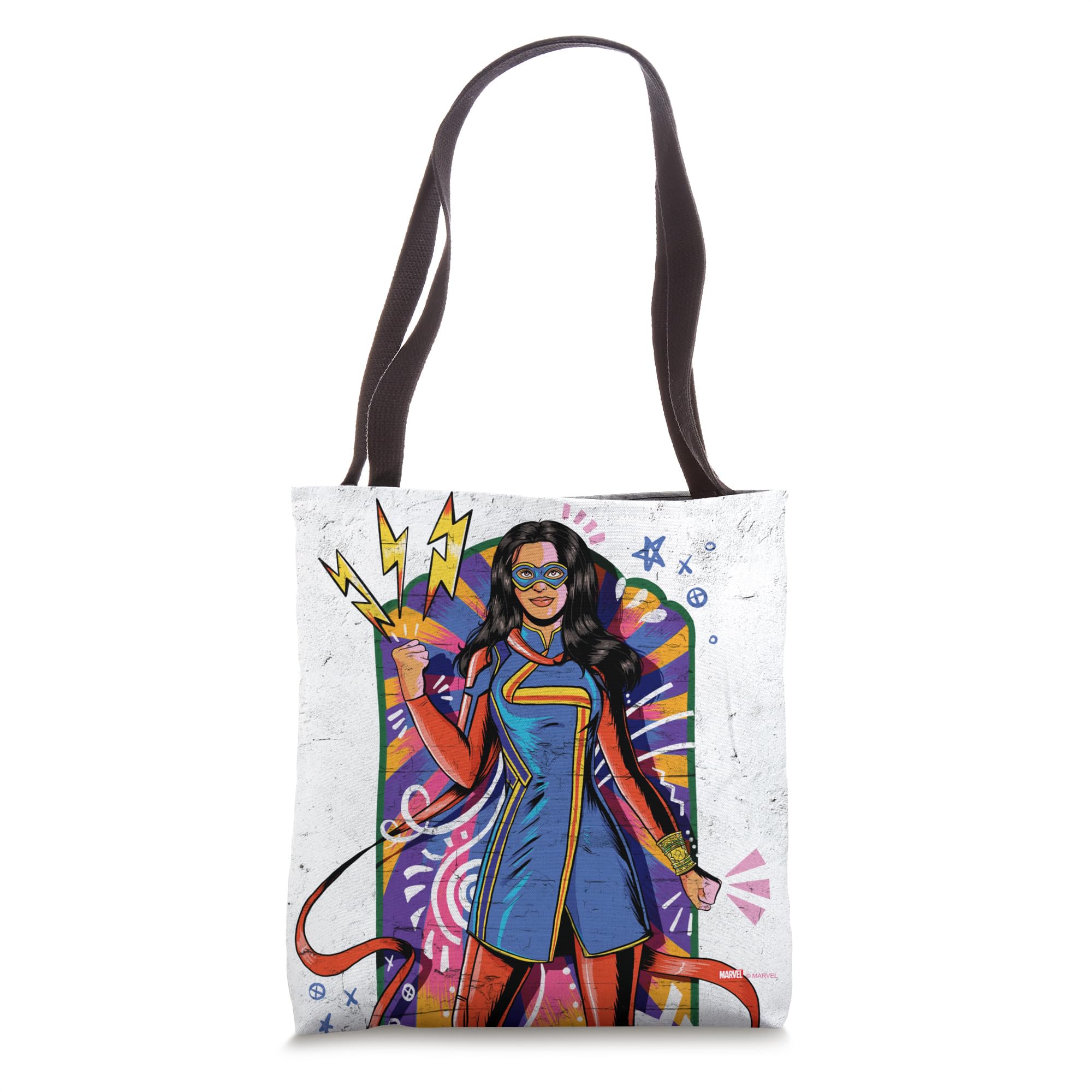 Marvel Ms. Marvel Kamala Khan Mural Art Tote Bag