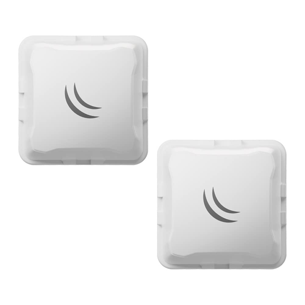 Mikrotik Wireless Wire Cube CubeG-5ac60adpair 2X Pre-Paired Devices 2 Gb/s 60 GHz Aggregate Link with a 5 GHz Failover US Version