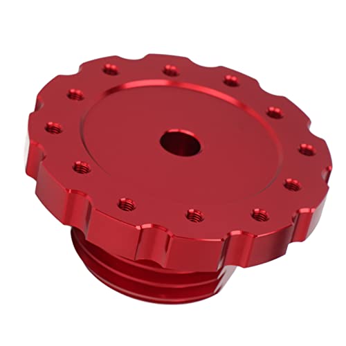 Naroote Sim Racing Gaming Steering Wheel Adapter, Gaming Steering Wheel Adapter CNC Machined Professional for Game Accessories (Red)