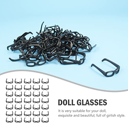 TOYANDONA 60pcs Doll Glasses, Miniature Doll Eyeglasses Mini Doll Costume Accessories for Dollhouse Crafts