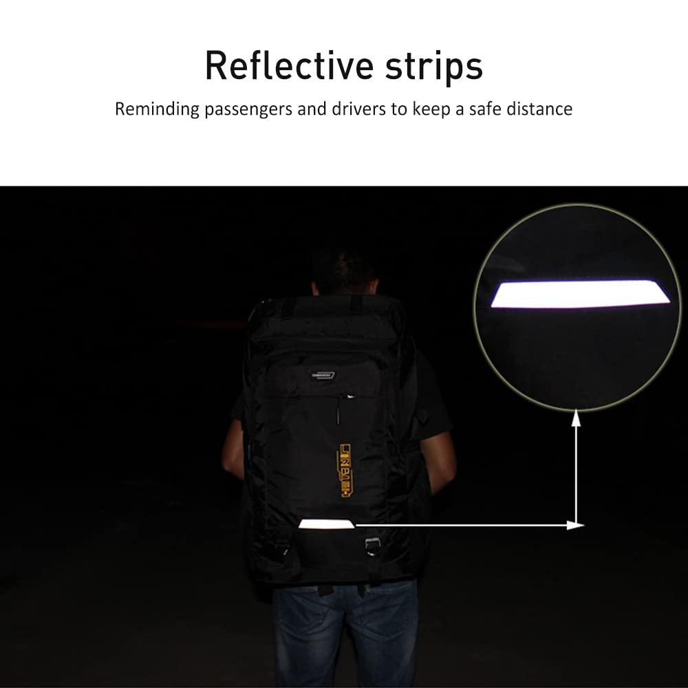 HUIOP Camping Backpack, 80L Mountaineering Backpack Waterproof Outdoor Running Bag Bicycle Bag Large Capacity Riding Bag Breathable Jogging Travel Daypack Bag for Riding Running Hiking Camping