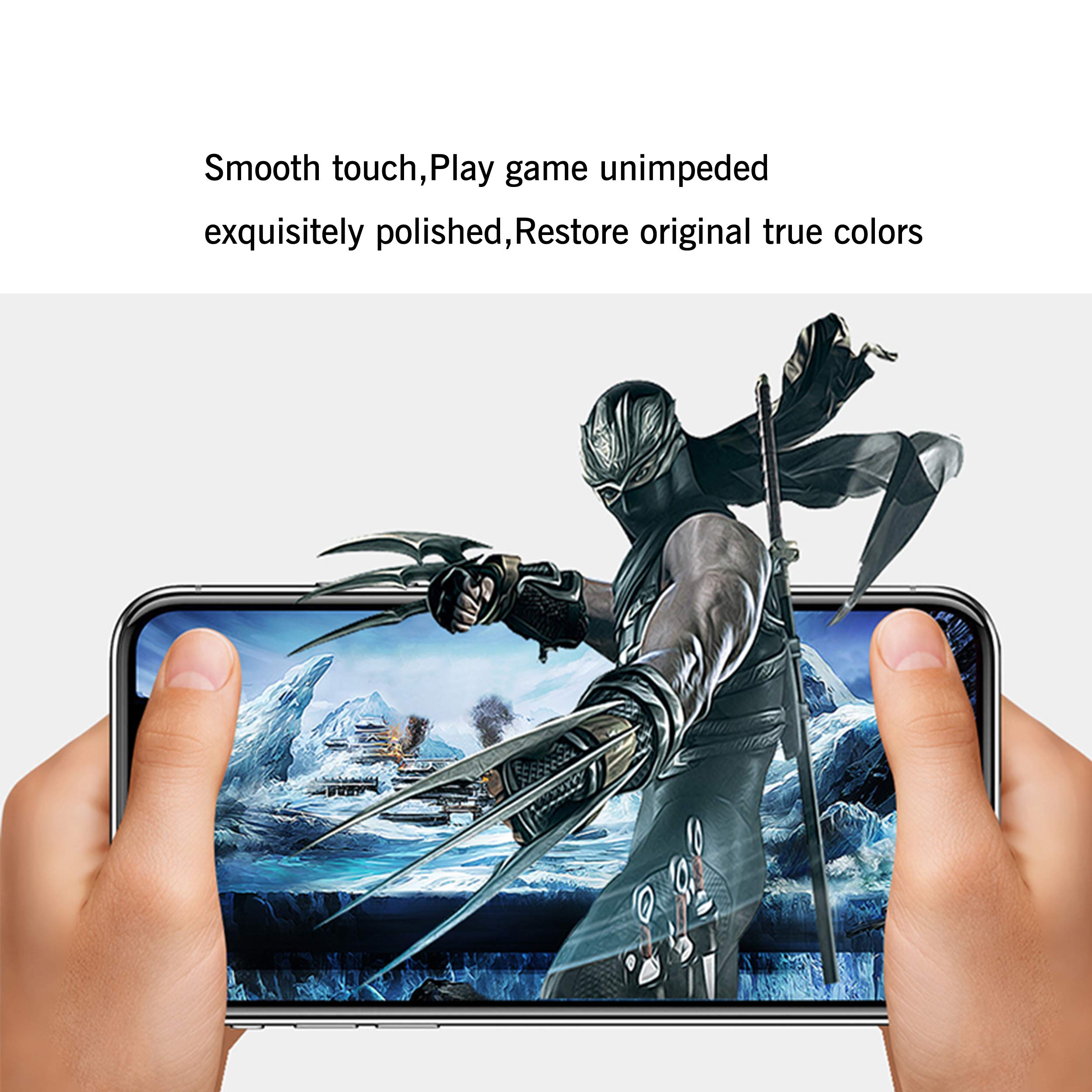 Homemo Glass Screen Protector Compatible for iPhone 12 pro Max 2020 6.7 Inch 3 Pack Tempered Glass 2.5D Edge Anti Scratch Work Most Case