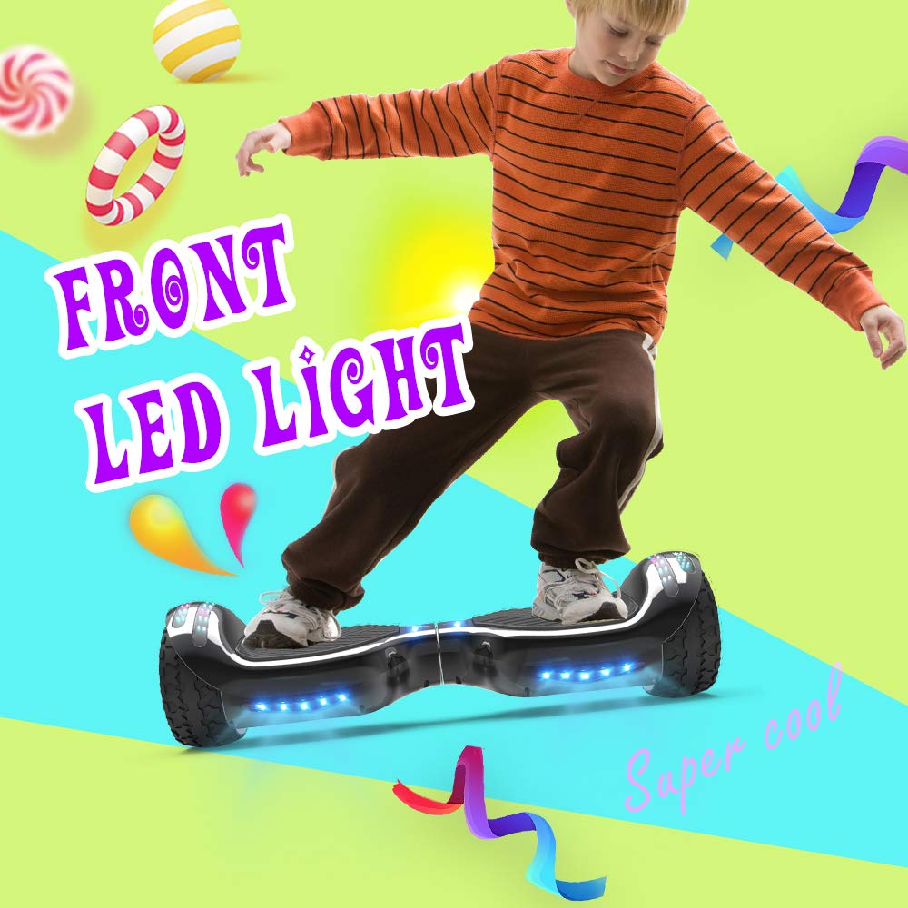 HOVERSTAR All-New HS2.0 Hoverboard All-Terrain Two-Wheel Self Balancing Flash Wheel Electric Scooter with Wireless Bluetooth Speaker