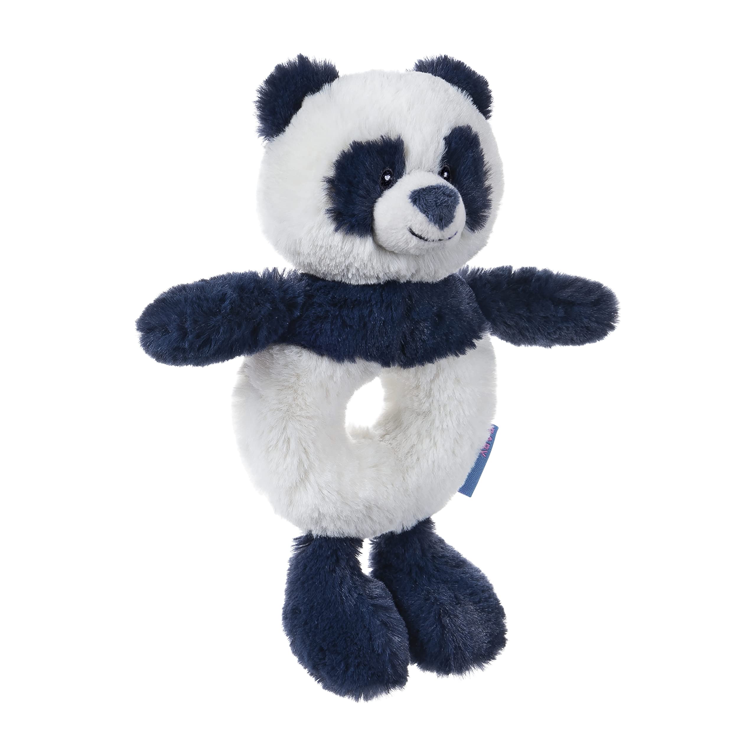 GUND Baby Baby Toothpick Cooper Panda Rattle Plush Stuffed Animal, Blue, 7.5"