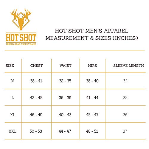 HOT SHOT Men’s 3-in-1 Insulated Veil-Cervidae Camo Hunting Parka, Waterproof, Removable Hood, Year Round Versatility, Large