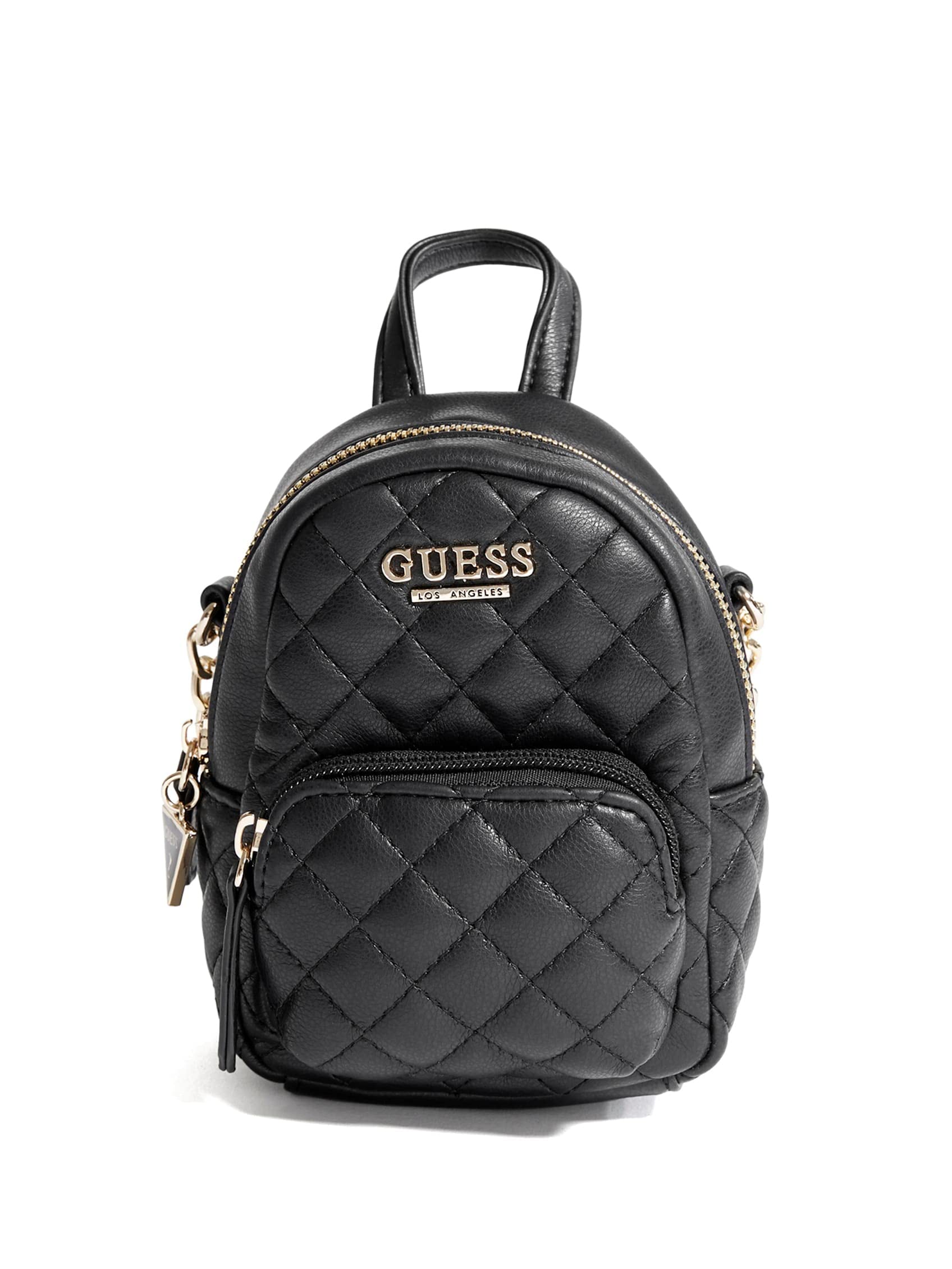 GUESS Factory Evan Quilted Mini Crossbody Backpack