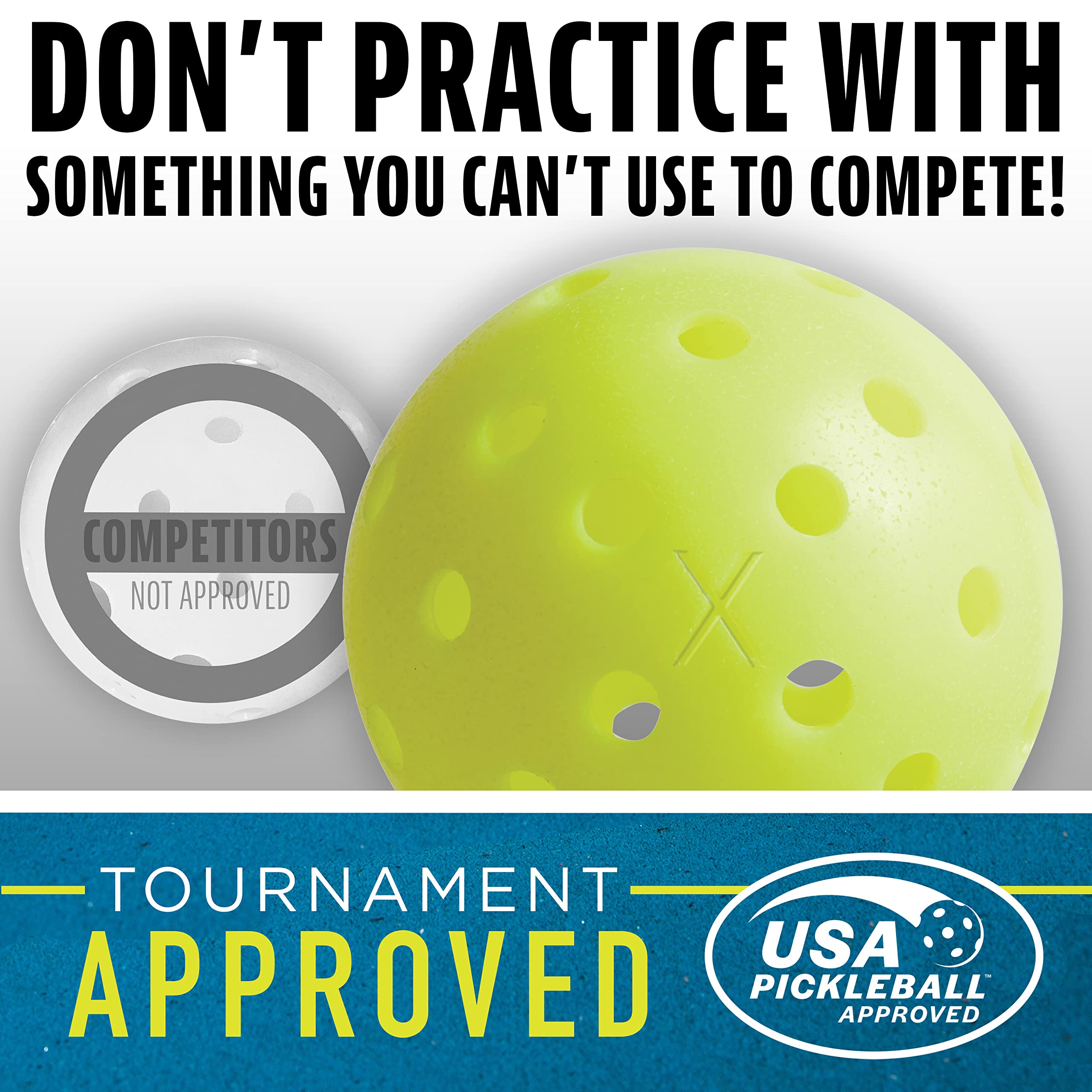 Half Court Size Pickleball Net by Franklin Pickleball - Includes 10ft Net, (4) Paddles, and (6) X-40 USA Pickleball Approved Pickleballs,Red