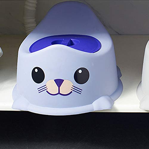 Misaso Baby Potty with Backrest Portable Pot Baby Boy Cute for - Purple