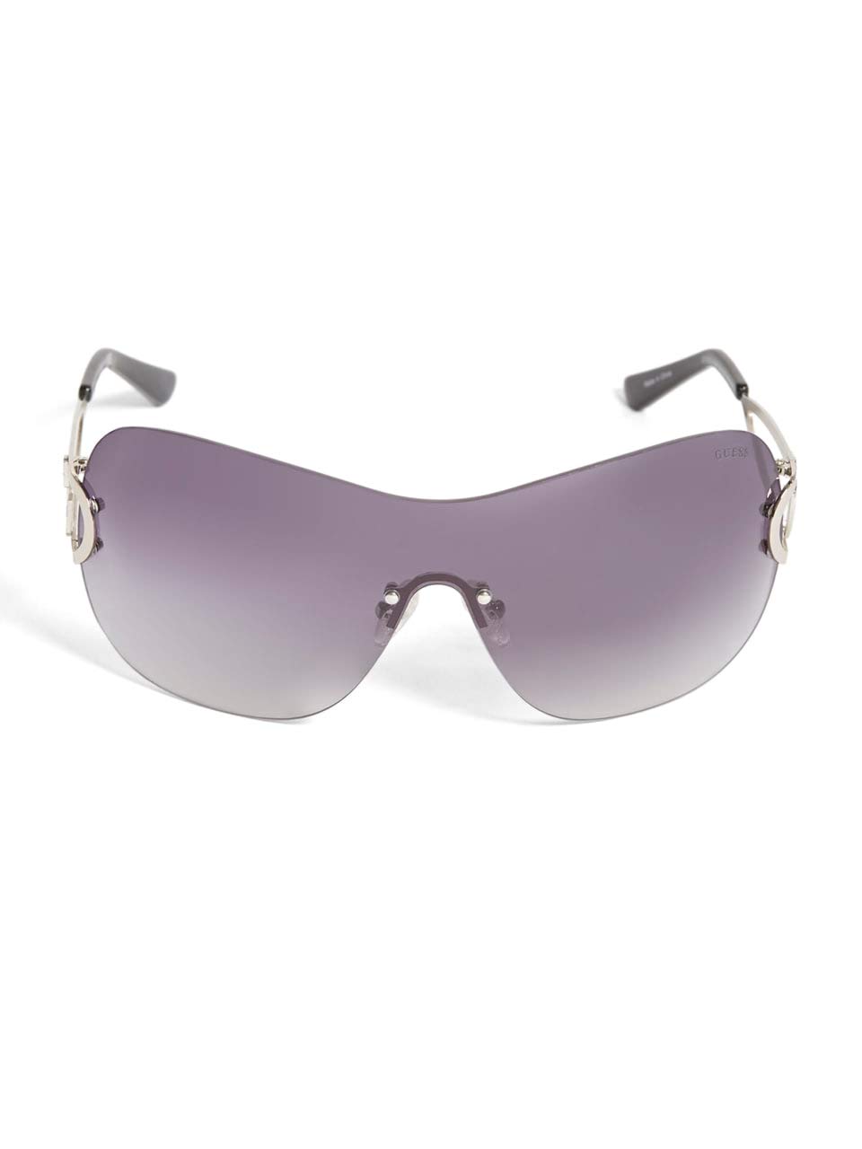 GUESS GF6096 Shiny Light Nickeltin/Gradient Smoke One Size