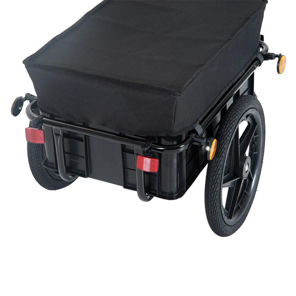 Hype Enclosed Bicycle Cargo Trailer, Black
