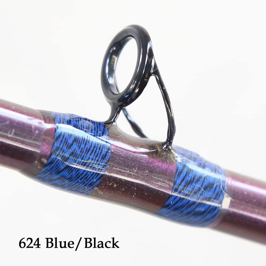 Hitena STWRAP Rod Wrapping Thread - Zebra (Nylon Jasper) 12 Color Pack (Size D, 100yd)
