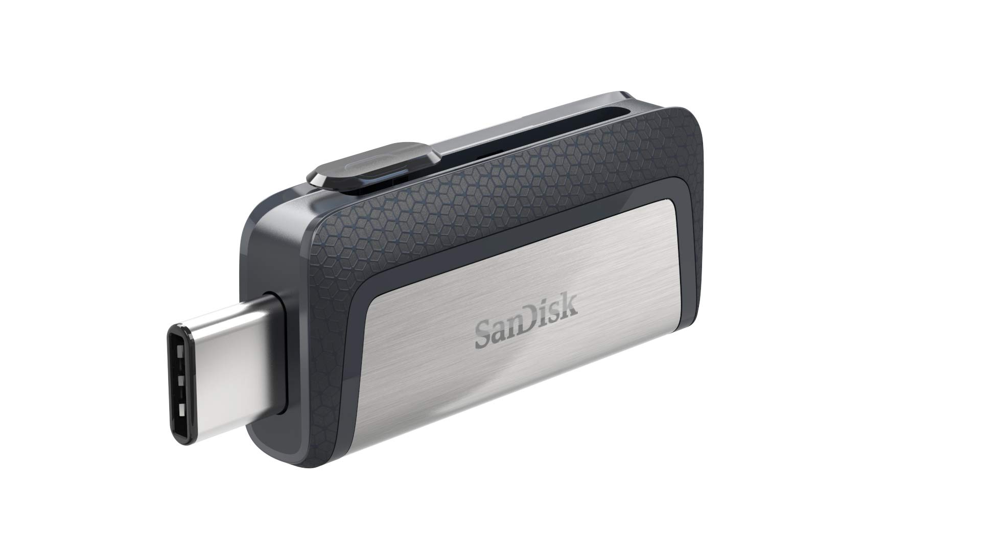 PNY 32GB Turbo Attache 3 USB 3.0 Flash Drive 5-Pack, Grey and SanDisk 128GB Ultra Dual Drive USB Type-C - USB-C, USB 3.1 - SDDDC2-128G-G46, Gray