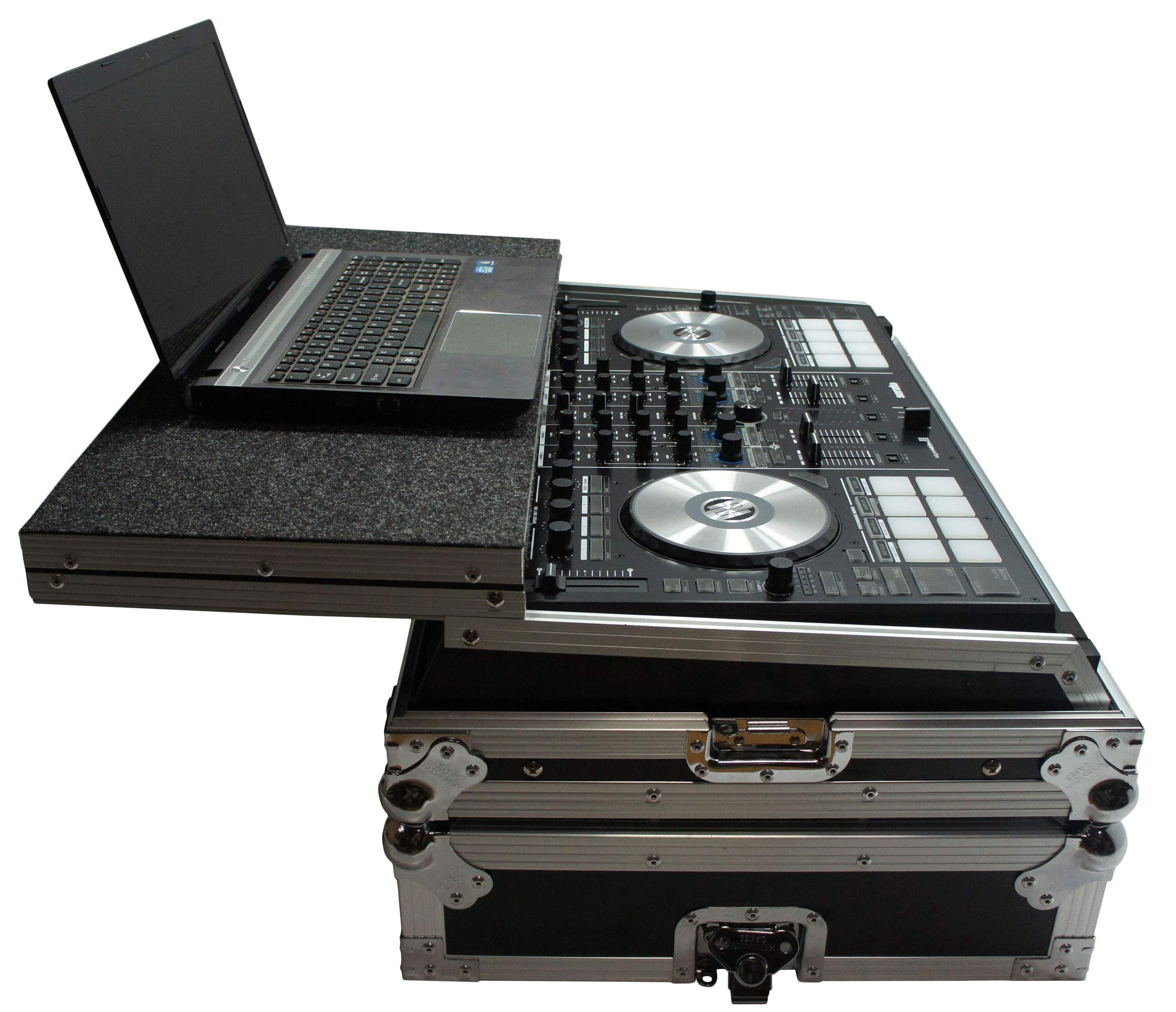 Harmony Audio HCMIXON4LT Flight Glide Laptop Stand DJ Custom Case Compatible with Reloop Mixon 4
