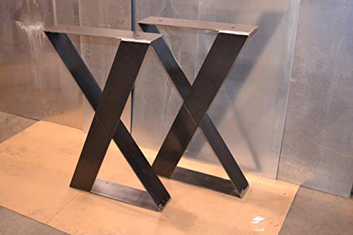 Metal Table Legs, HD Zig Zag Style - Any Size and Color