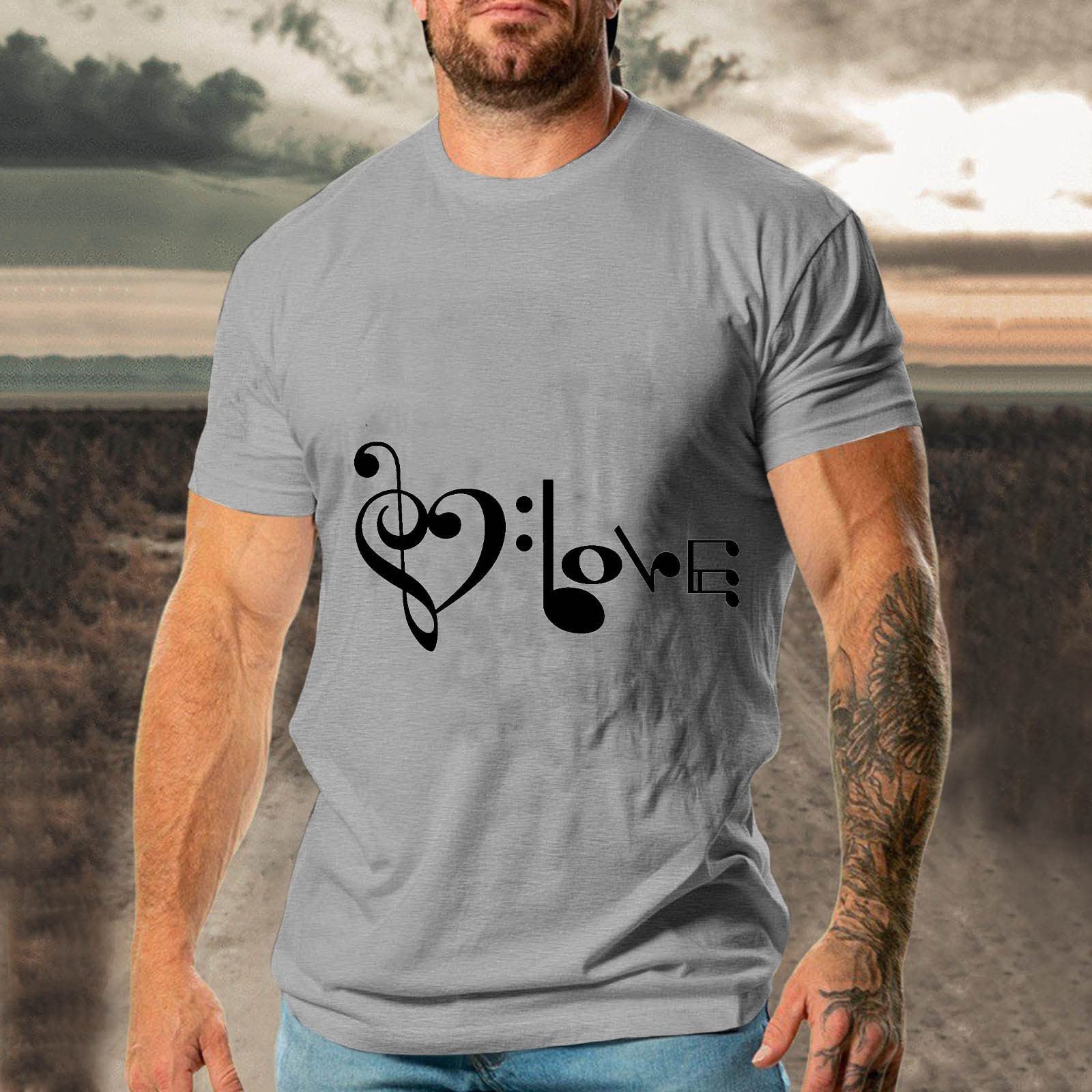 Mens Shirts Graphic Short Sleeve Crewneck Tops Dressy Casual Fall 2022 Plus Size Traditional Tunic Clothes for Men