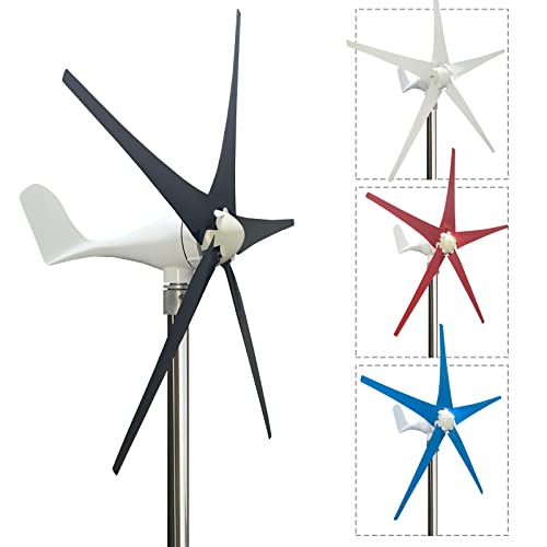 Mars Rock 58CM 22.83" Length High Strength Carbon Fibers Black Color Wind Blade Nylon Fiber Wind Turbine Blade for DIY Horizontal Wind Turbine Generator Windmill Assembling