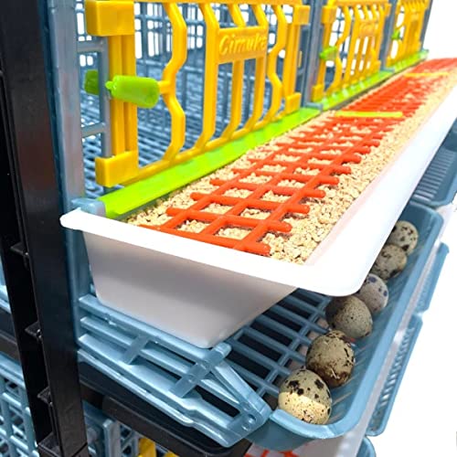 Quail Cage - 5 Layer (Power-Washable, Durable, ABS Plastic) | Hatching Time