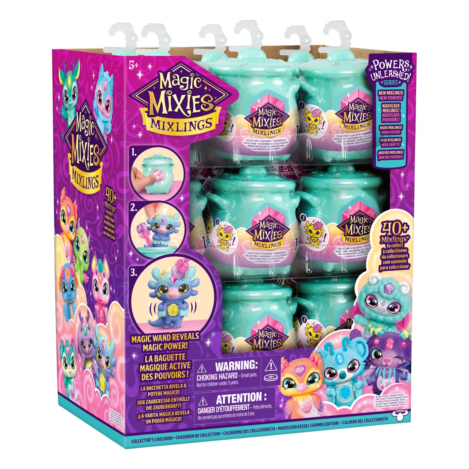 Magic Mixies Mixlings Mystery Collectors Cauldron, Season 2 Powers Unleashed - Sealed Case of 18