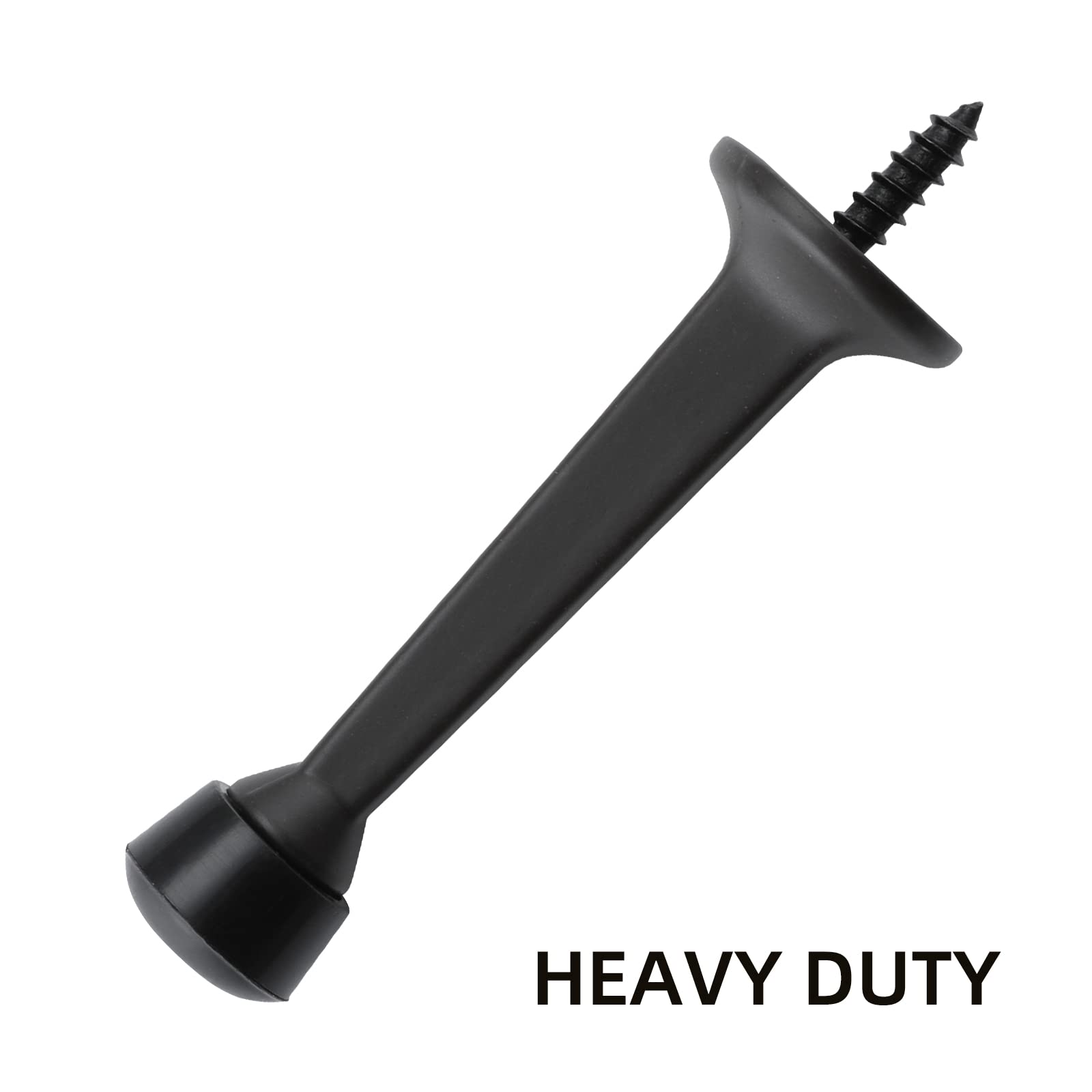 HOME MASTER HARDWARE Solid Heavy Duty Door Stops Door Stoppers 3" Oil Rubbed Bronze w/Rubber Tip 12 Pack