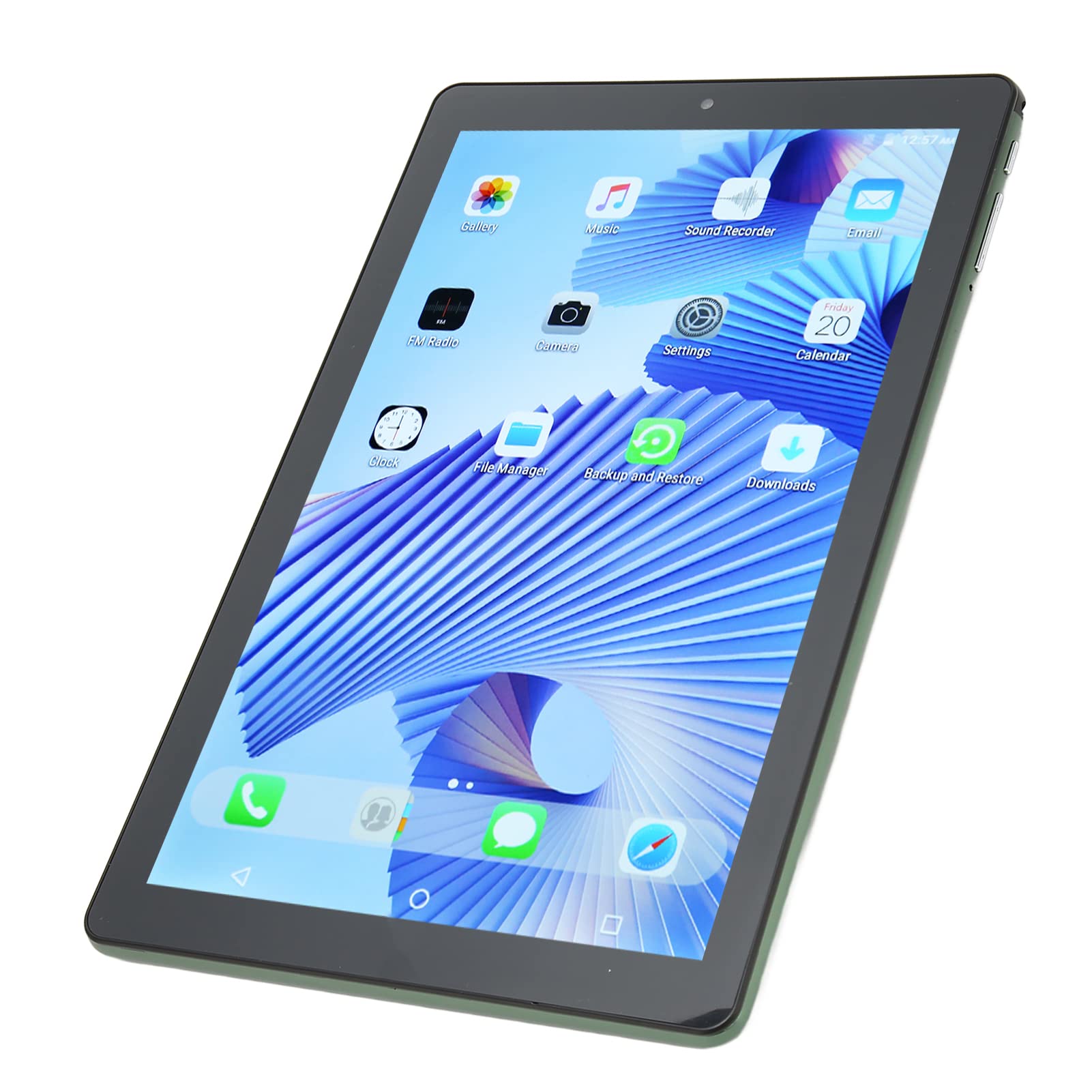 HD Tablet, Green Office Tablet 10.1 Inch 4GB RAM 64GB ROM for Home (US Plug)