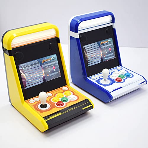 Mini Joystick Control Game Machine, Joystick Control Game Machine 7 Inch All in One US Plug 100β240V for Game Room(Blue)