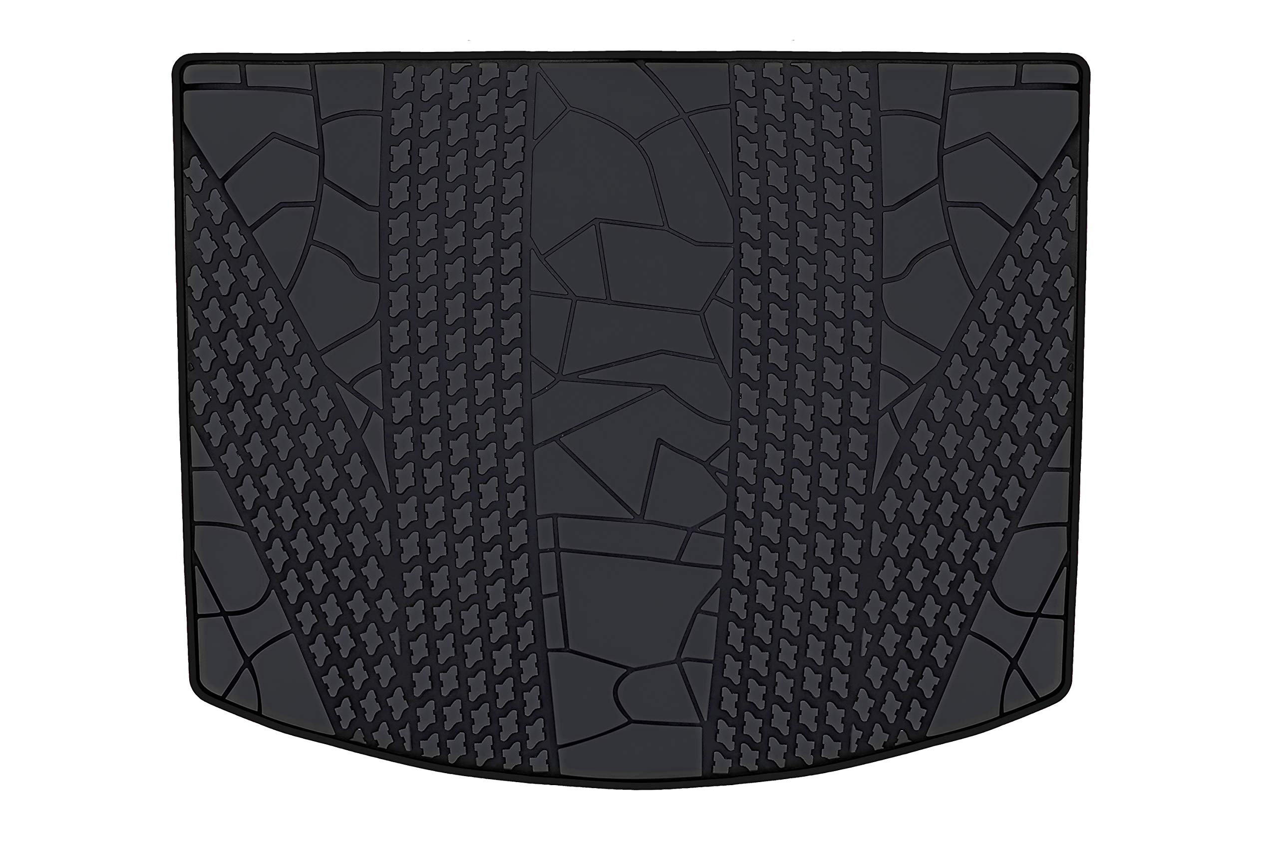 HD-Mart Cargo Liners for 2013-2019 Ford Escape / 2015-2019 Lincoln MKC Trunk Mats Custom Fit All Weather Rubber Waterproof Heavy Duty Odorless Full Black