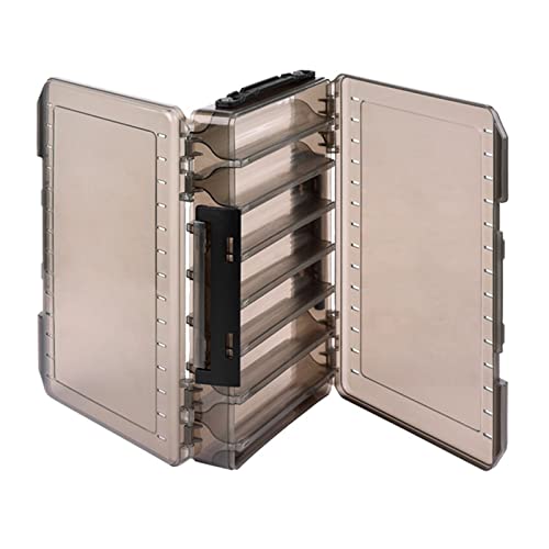 KRAFO Doublex Sided Fishing Tackle Box 12 Compartments Bait Lure Hook Storage Box Fishing Accessories Plastic Storage Case Dropship