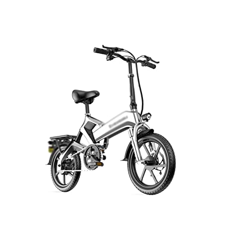 KOWMddzxc Electric Bycle 16 Inch Folding Electric Bicycle Motor Battery Commuter Folding Electric Bike