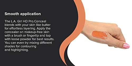 L.A. Girl Pro Conceal HD Concealer,0.28 Ounce (Orange Corrector)