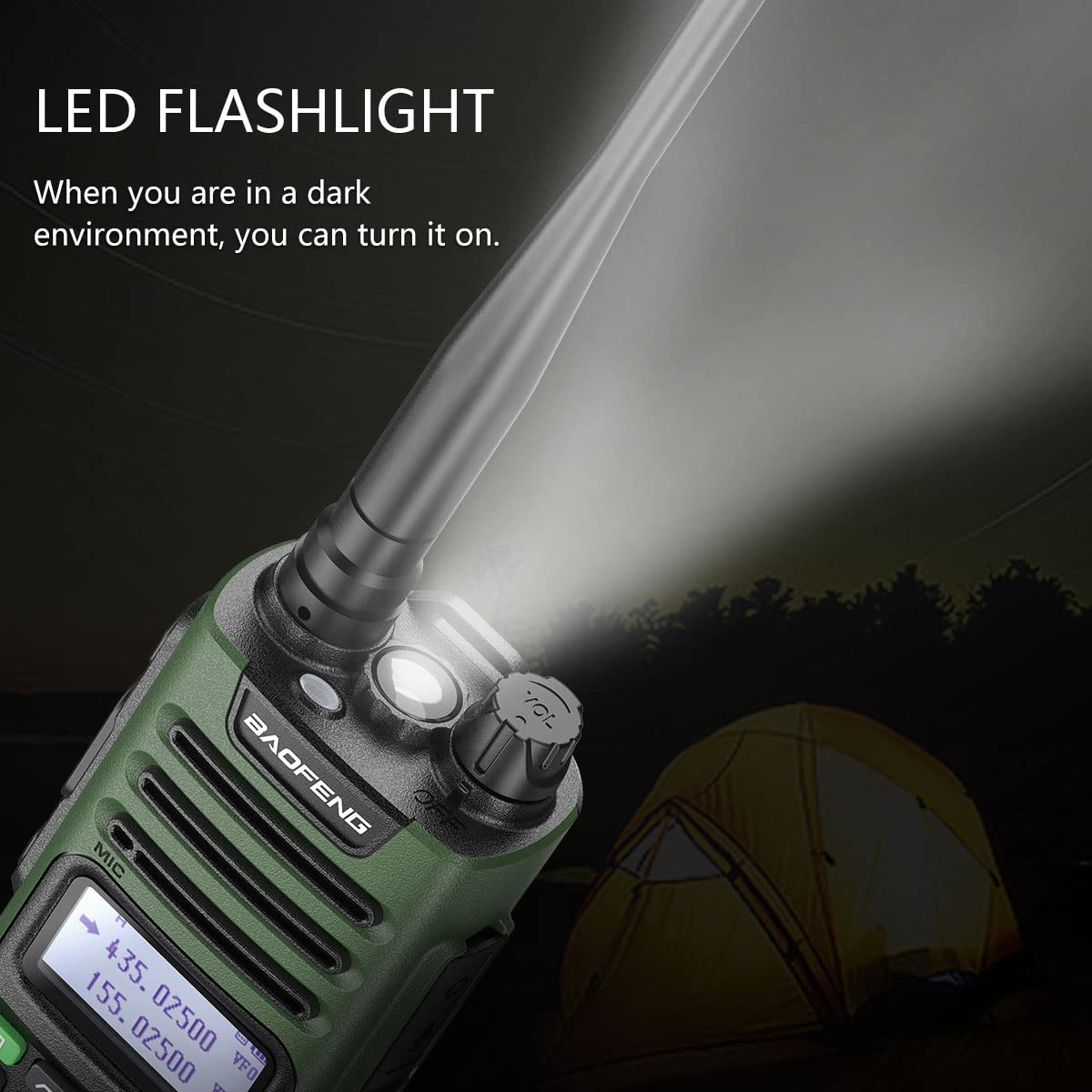 Ham Radio Baofeng TP-8R Two Way Radio Handheld Long Range Type -C Charging Dual Band Rechargeable Walkie Talkie with Tactical Antenna,Speaker Mic and Programming Cable Complete Kit