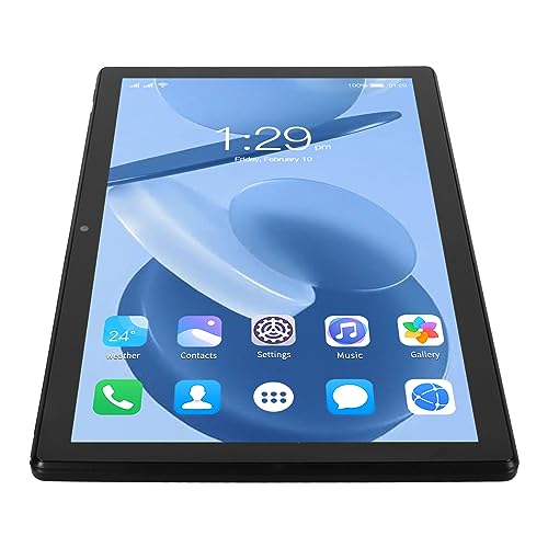 Honio 2 in 1 Tablet, 5GWIFI Support Octa Core CPU 100-240V Tablet Computer 8GB RAM 256GB ROM to Work (US Plug)