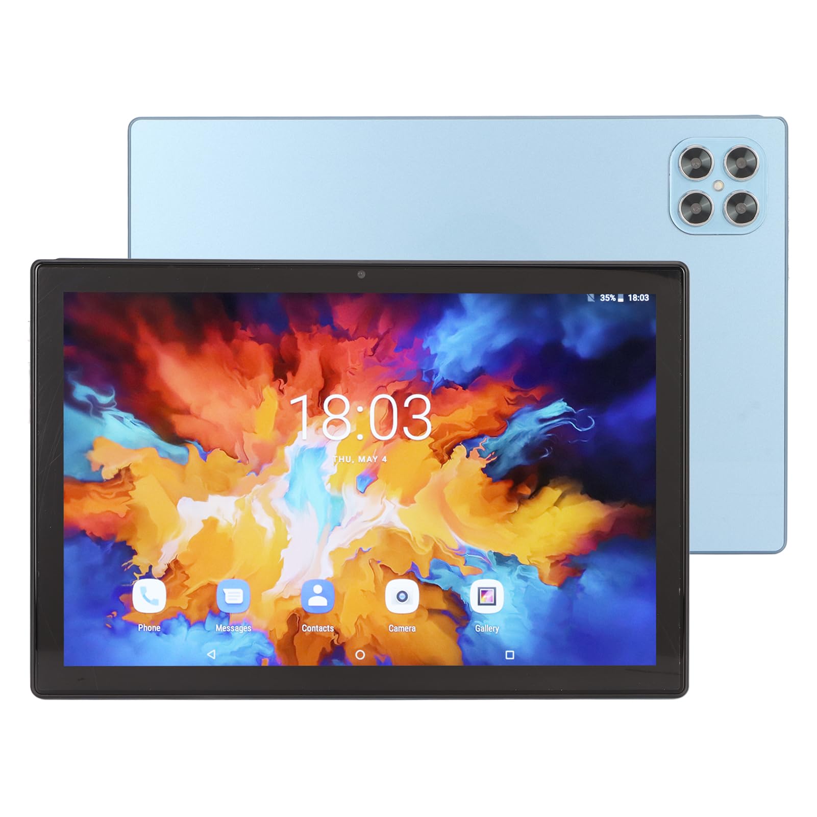 Honio 4G LTE Tablet, 2.4G 5G WiFi 100β240V 12GB 256GB 5.0 Front 12MP Rear 24MP 8800mAh 10.1 Inch Tablet 11.0 (US Plug)