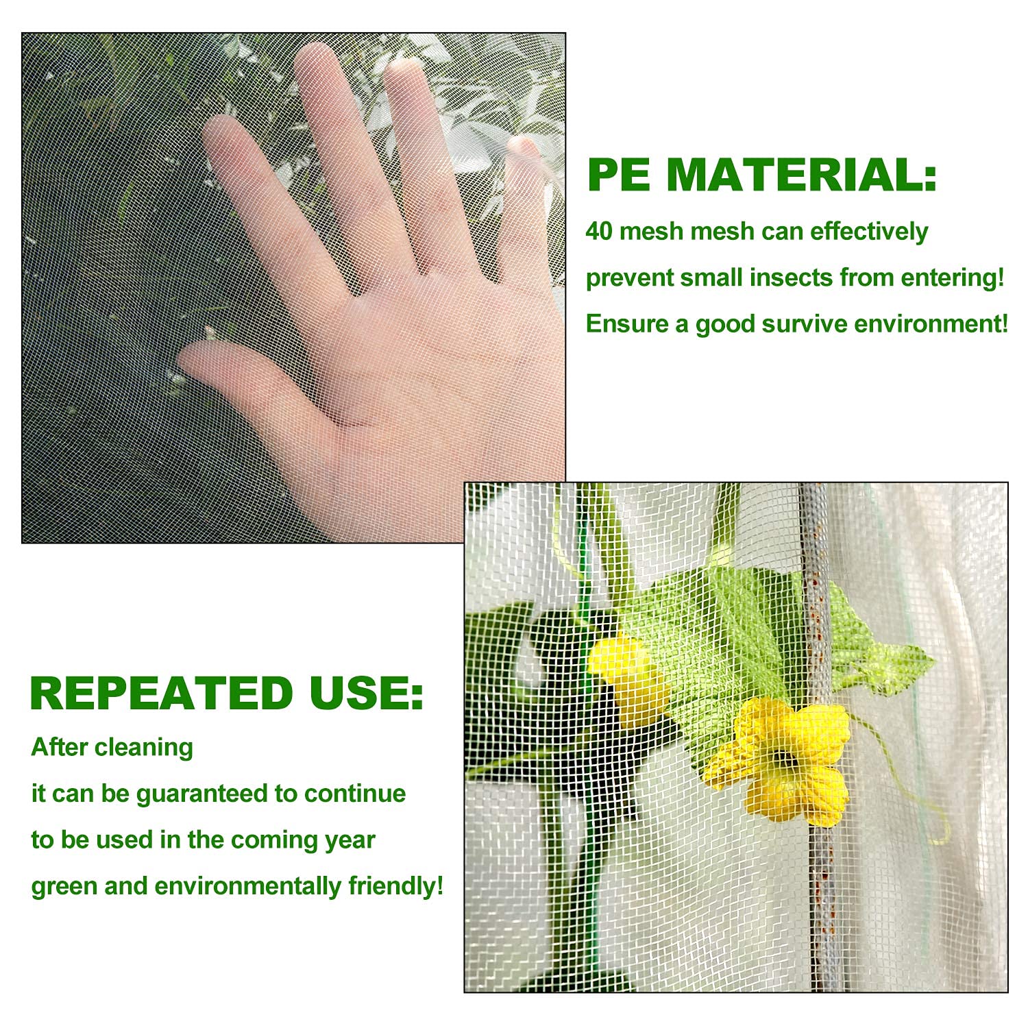 Insect Bird Barrier Mesh, Garden Netting Barrier, Bird Netting, Netting for Plant with Drawstring, 3.5 x 4.6 FT Tomato Protective Cover, Large Potted Fruit Protectors Cover for Blueberry Bushes