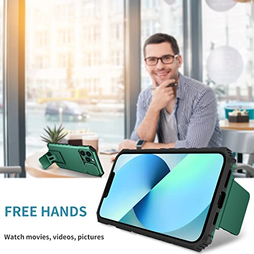 Ultra Slim Case Silicone Kickstand Case Compatible for infinix Smart 5,[3 Stand Ways] Vertical and Horizontal Stand Case,Full Body Hard Slim Protective Phone Case Phone Back Cover