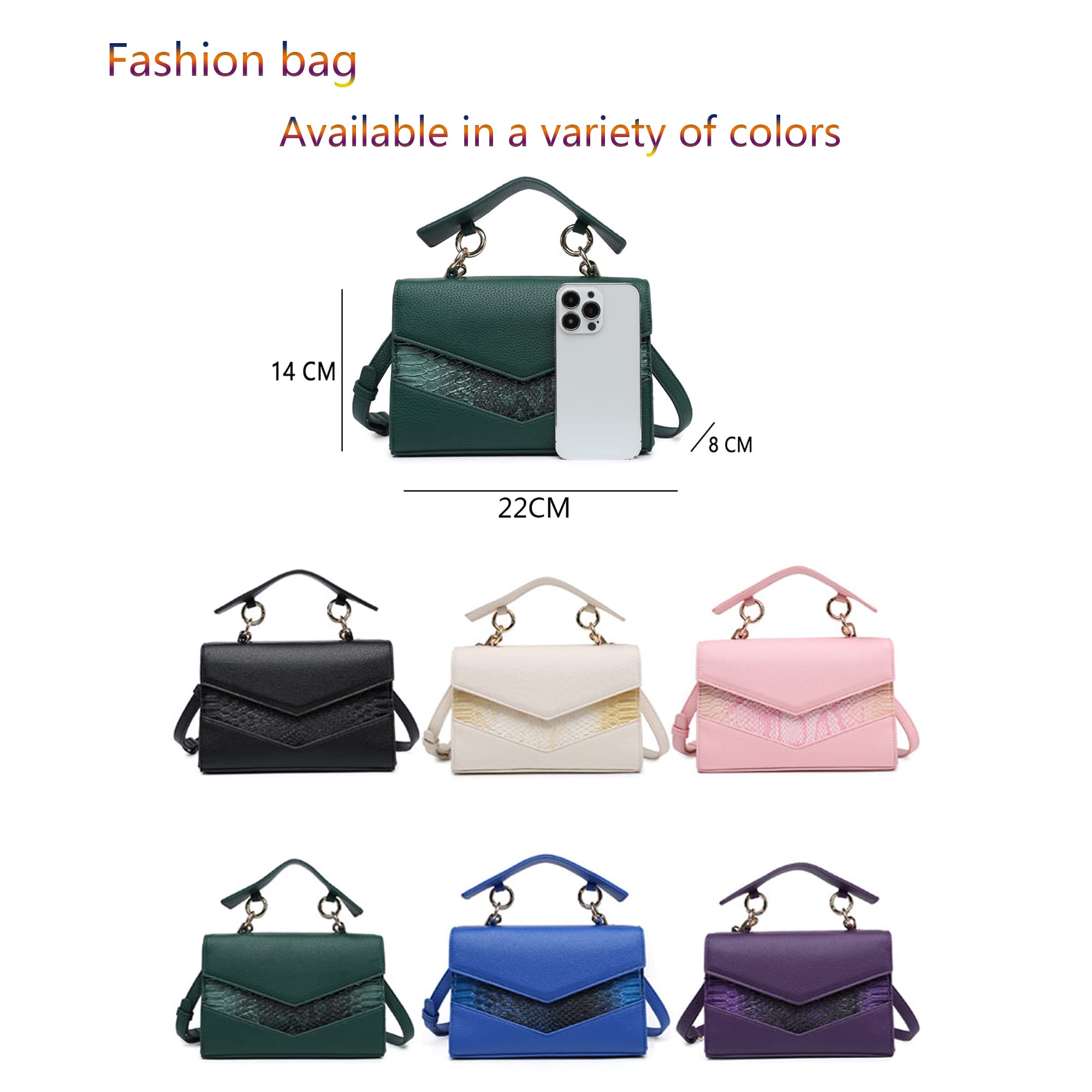 KKP Women's Leila Medium Triple Compartment Satchel Crossbody Bag Purse Handbag