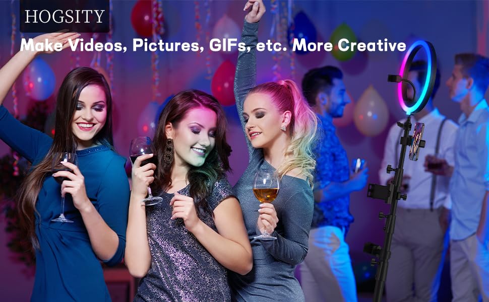HOGSITY 360 Photo Booth Machine for Parties for 1-3 PPL,with APP,Wireless Light Strip,Custom Logo&Parts Replace,360 Camera Booth Auto Spin w/Ring Light&Flight Case for Slow Motion Etc.27