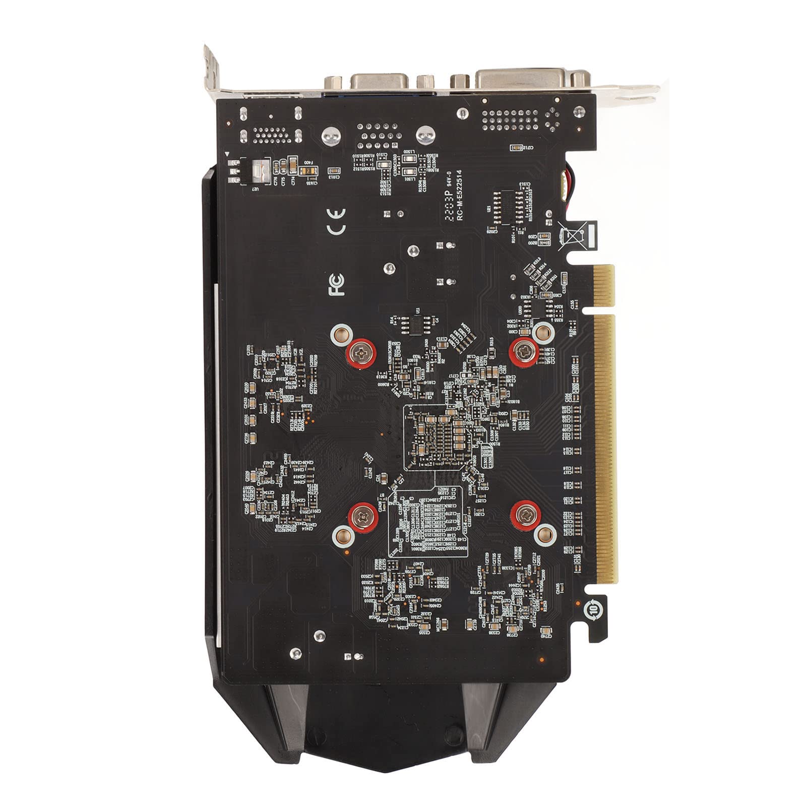 PUSOKEI HD7670 AMD Graphics Card, 4GB GDDR5 128bit PCIE X16 Desktop Gaming Graphics Card, 1000MHz Core Frequency, Support DirectX 11, Active Cooling Fan Control