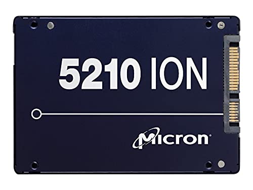 Micron 5210 Ion SSD | MTFDDAK7T6QDE | 7.68TB | Qlc | SATA 6GB/S | 2.5-Inch Enterprise Solid State Drive