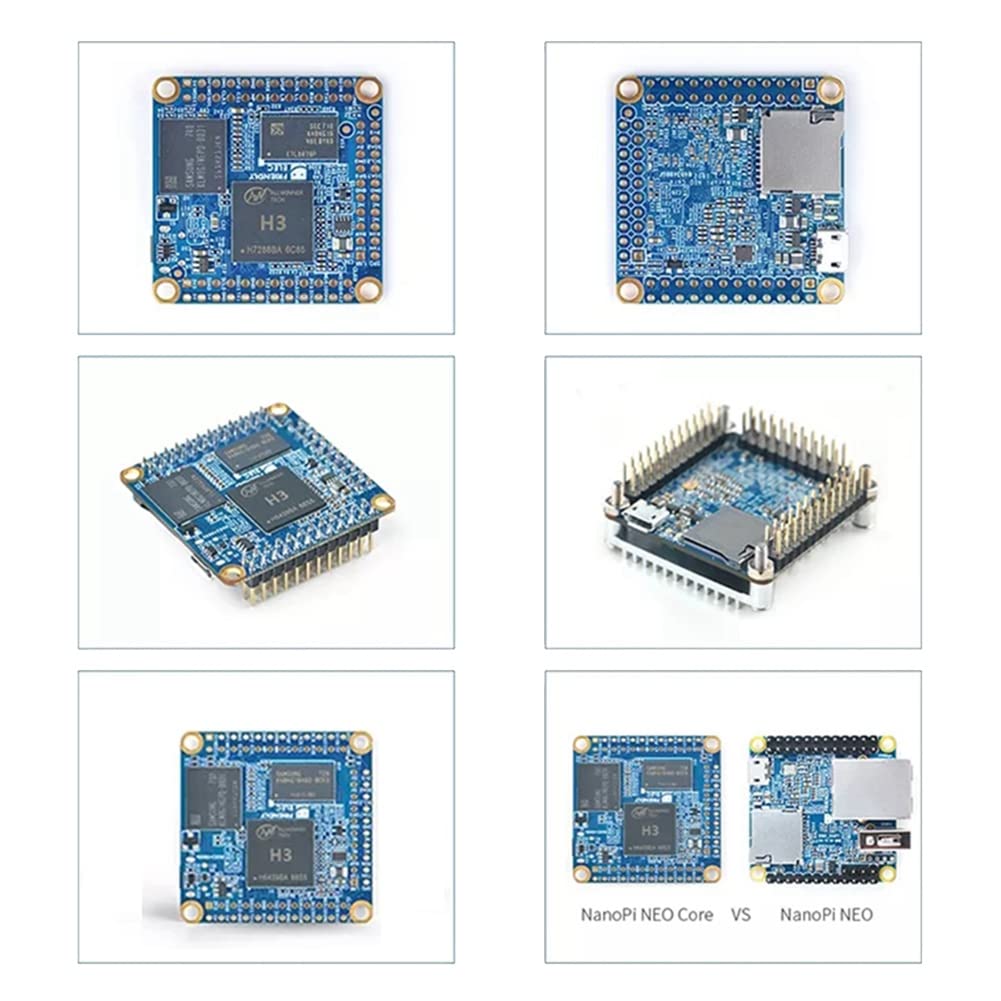 Midautoo NanoPi NEO Core Allwinger H3 Core Board 256MB+4G with -USB Line-Weld Pin Header