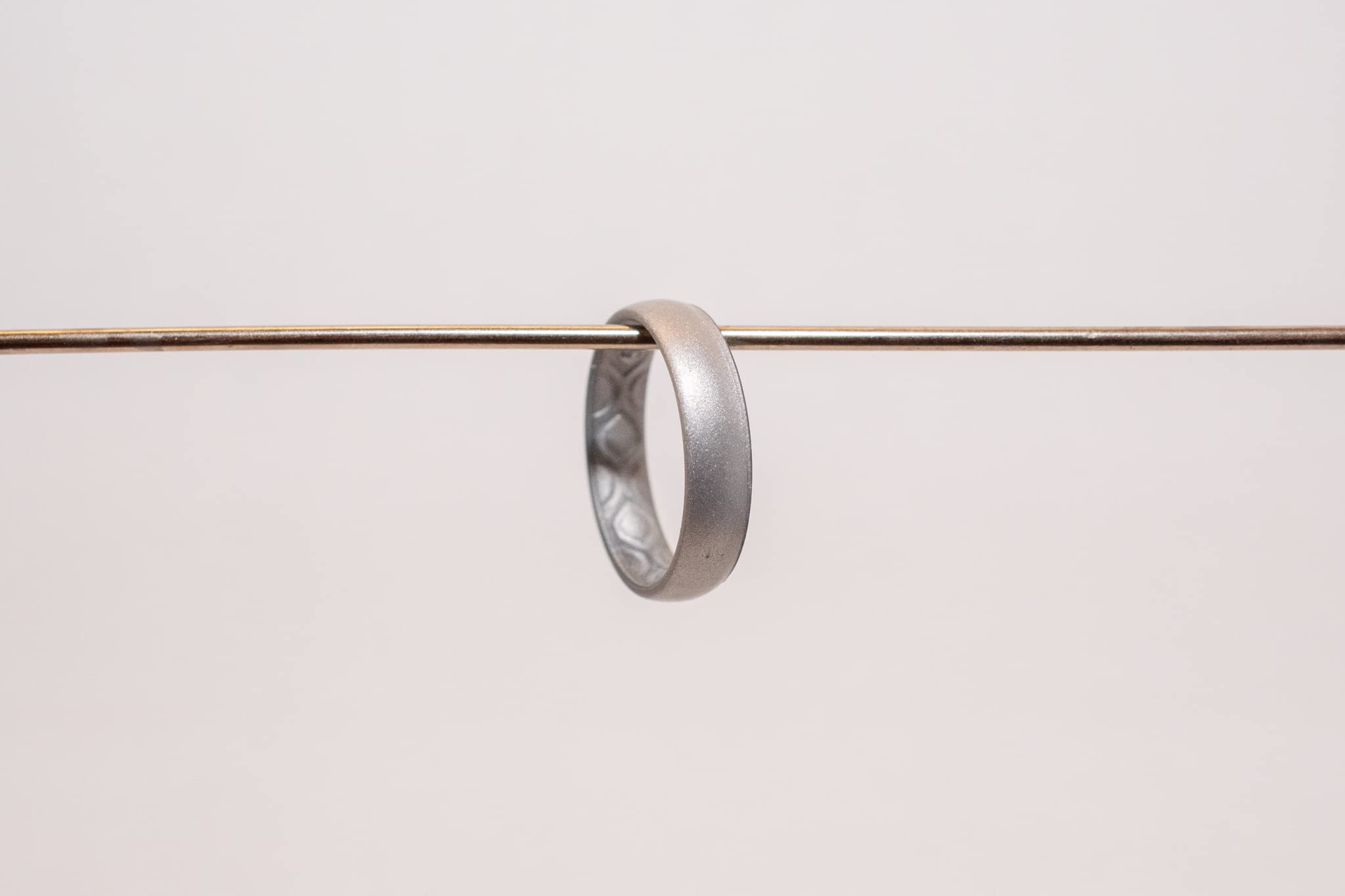 Joe's Rec Rings - Women's Breathable Airflow Classic Wedding Band (Silver, 5)