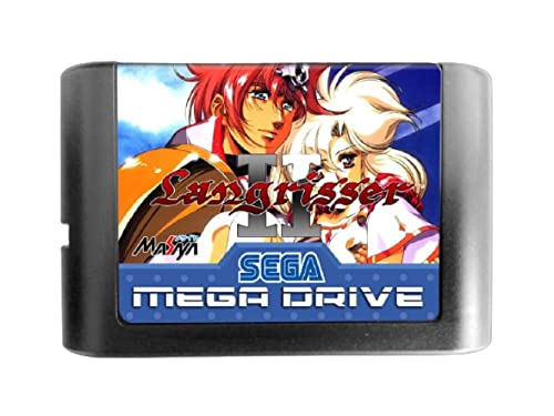 MD Game Langrisser II Europe PAL Version English Language (Black)