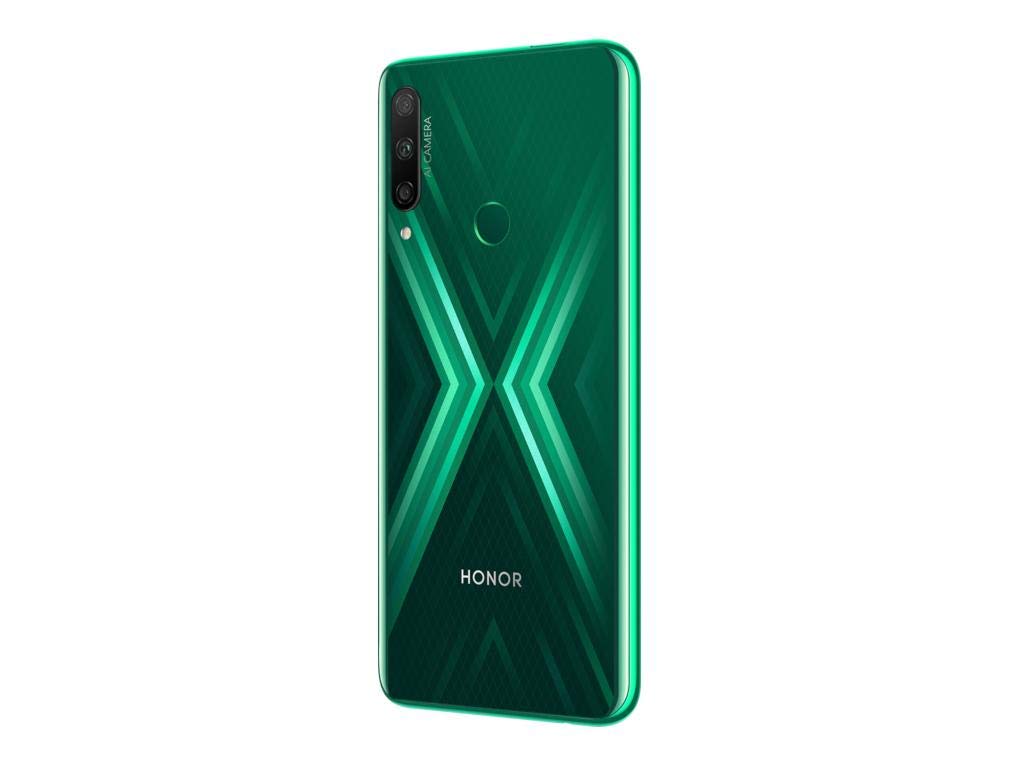 Honor 9X 6.59, 128GB, 6GB RAM, Triple Camera, Dual SIM GSM Unlocked International model STK-LX3 (Green)