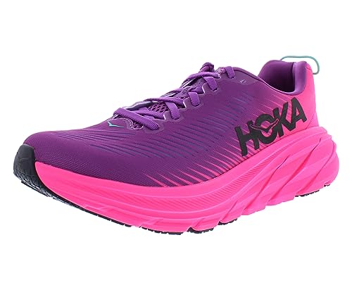 HOKA ONE ONE Rincon 3 Womens Shoes Size 7, Color: Beautyberry/Knockout Pink