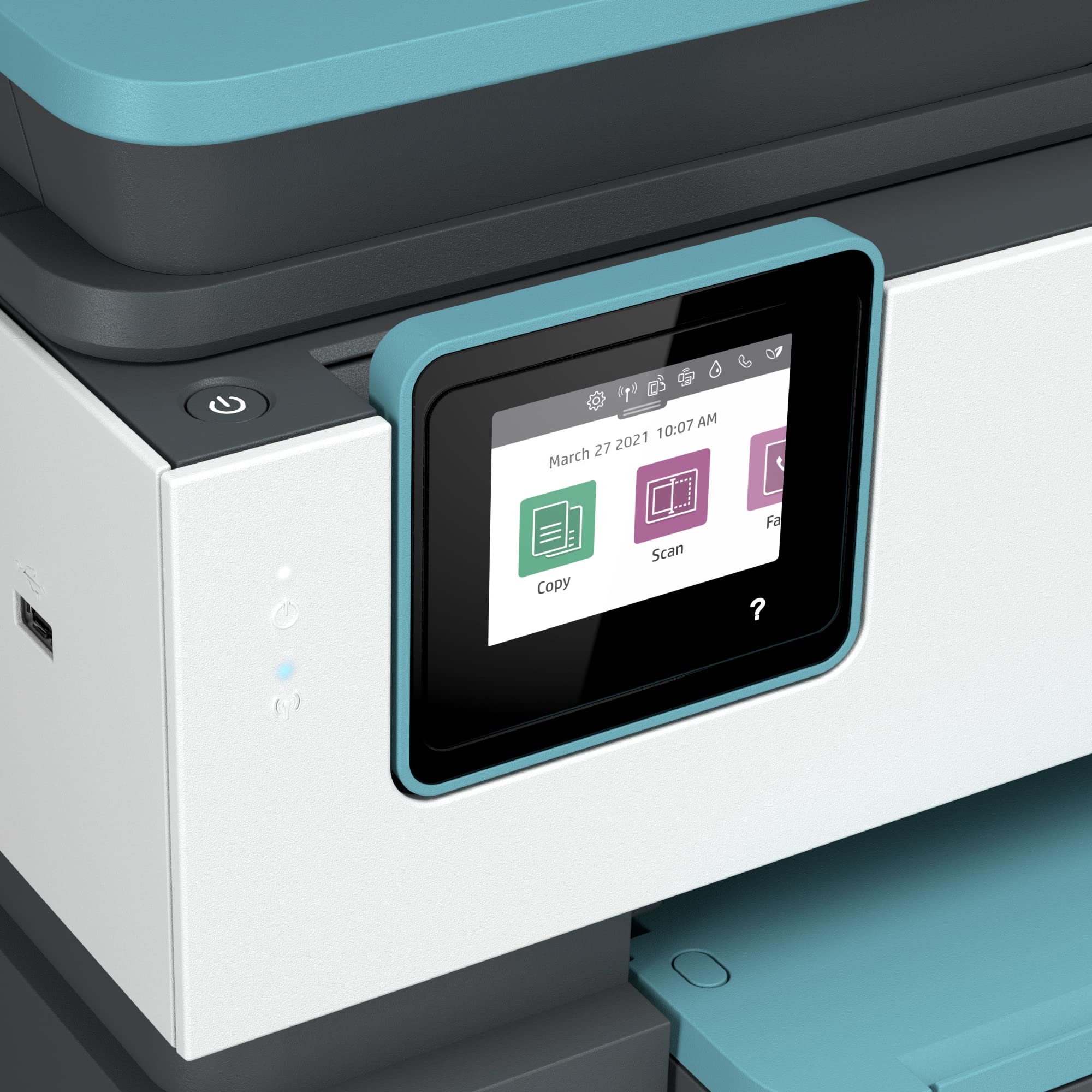 HP OfficeJet Pro 8028e All-in-One Wireless Color Inkjet Printer for Home Office, White - Print Scan Copy Fax