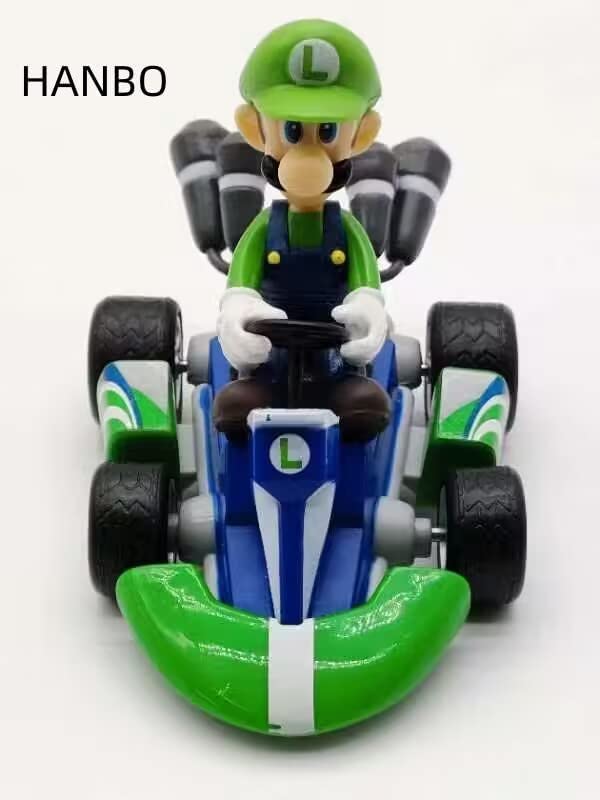 HANBO 3 pcs Bigger Super Star Mari Bros Kart Pull Back Cars