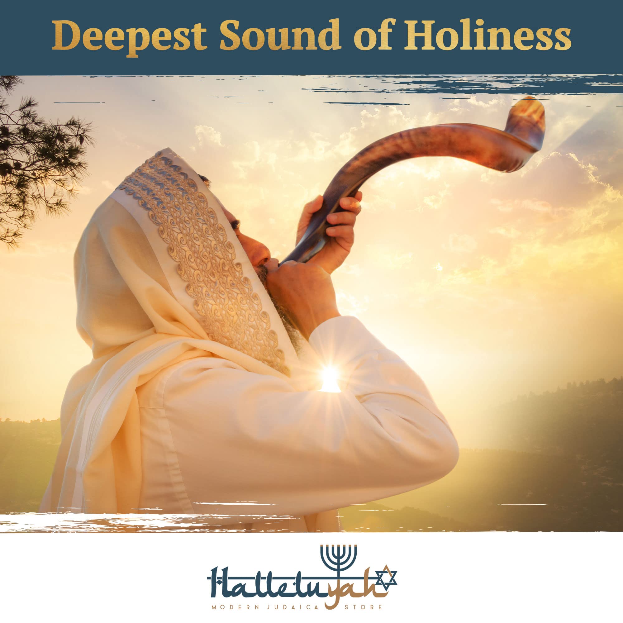 HalleluYAH Yemenite kudu Shofar From Israel Plus Free Bonus Ram Horn