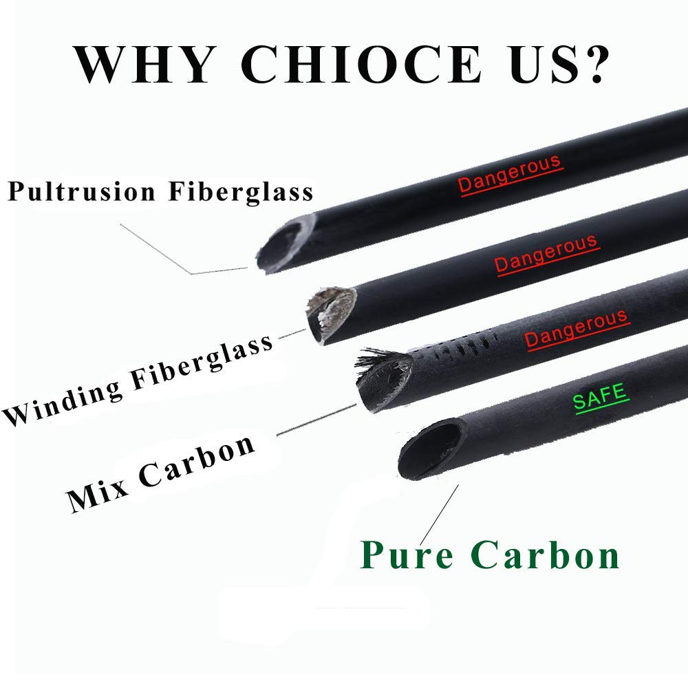 Huntingdoor Telescopic Design for Different Arrows Lengths: 62-102cm/24.4-40.8inches.It can be Freely and flexibly Telescopic,Lightweight and Portable.