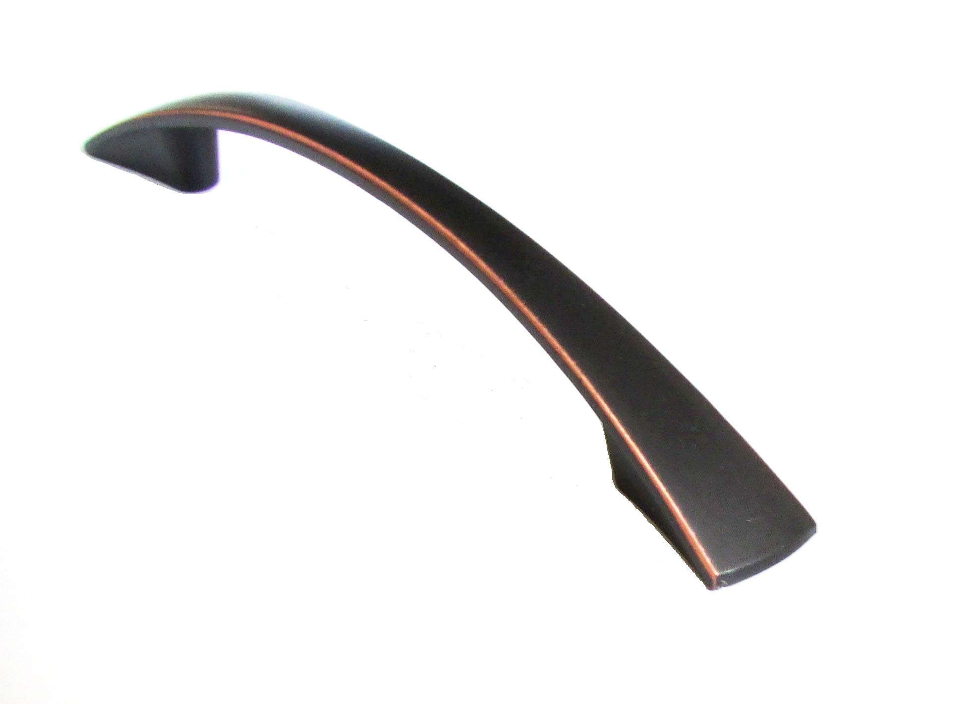 HandleMax 6" Oil Rubbed Bronze Pull Cabinet Handle Dresser Drawer Knob Kitchen Hardware, 128mm (5") Hole Centers, 04ORB128, 25 Pack