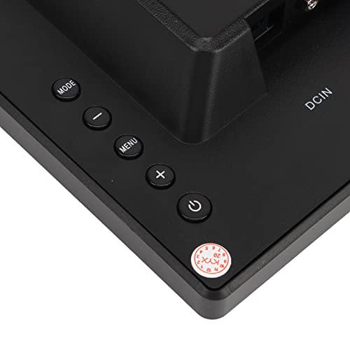 Qiilu 11.6 Inch LCD Monitor with VGA HD Multimedia Interface Portable 1080P HD Color Screen with Speaker Remote Control 100‑240V Interface: VGA, HD Multimedia Interface, Video,