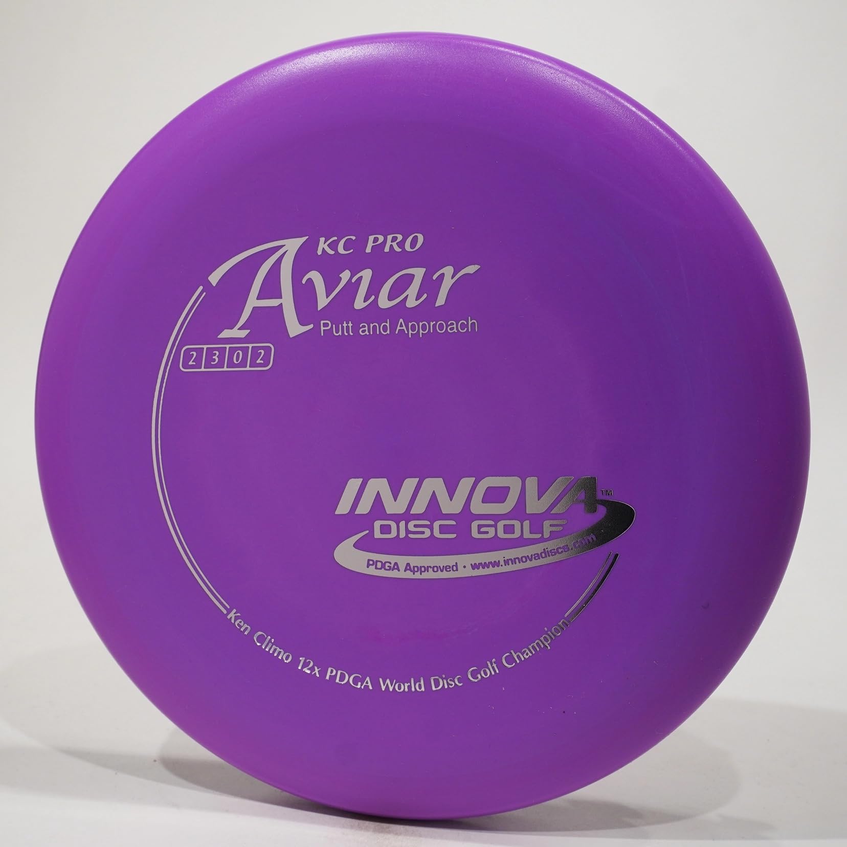 Innova Aviar (KC Pro) Putter & Approach Golf Disc, Pick Weight/Color [Stamp & Exact Color May Vary] Purple 160-166 Grams